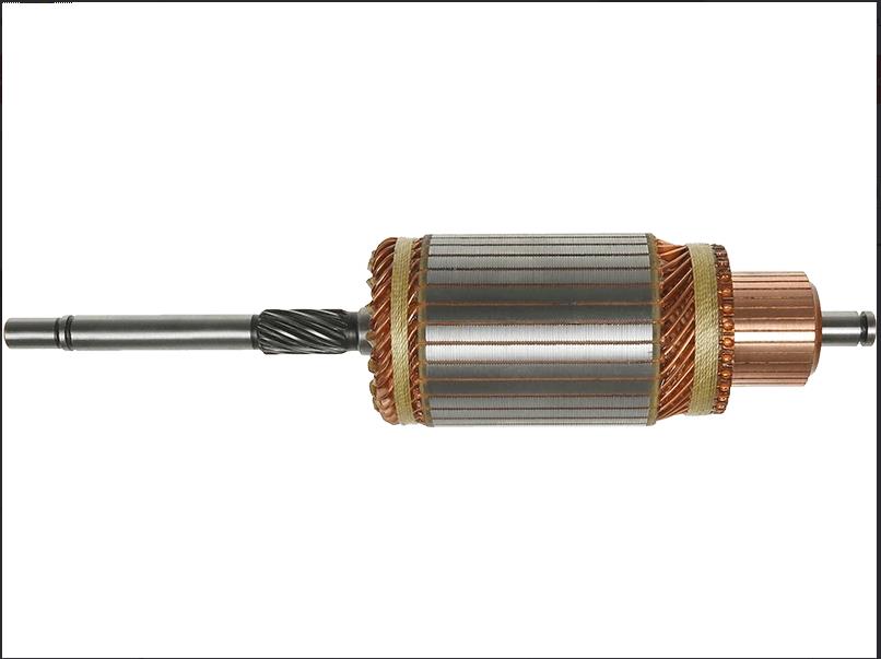 ARMATURE 24V 4.0KW JF / IF ADE 352 / 352T / 352N SHORT SPLINES 1 ...