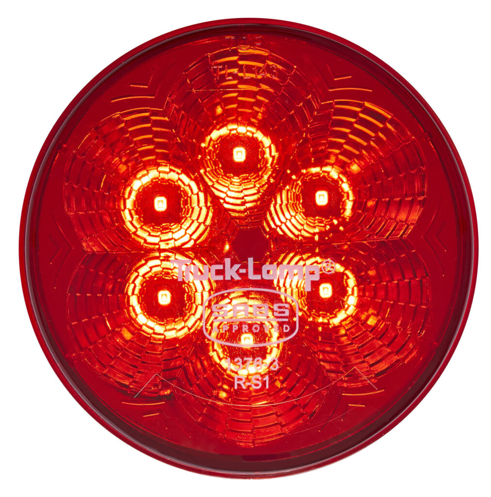 LAMP LED 6LED RED ROUND TAIL LIGHT WITH RUBBER GROMIT – Logix Auto ...
